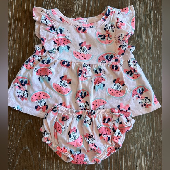 Disney | Matching Sets | Minnie Mouse Watermelon Matching Shirt Dress ...